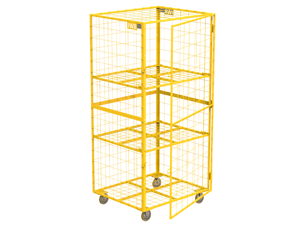 Gaiola com Divisória e Rodízios - Gaiolas