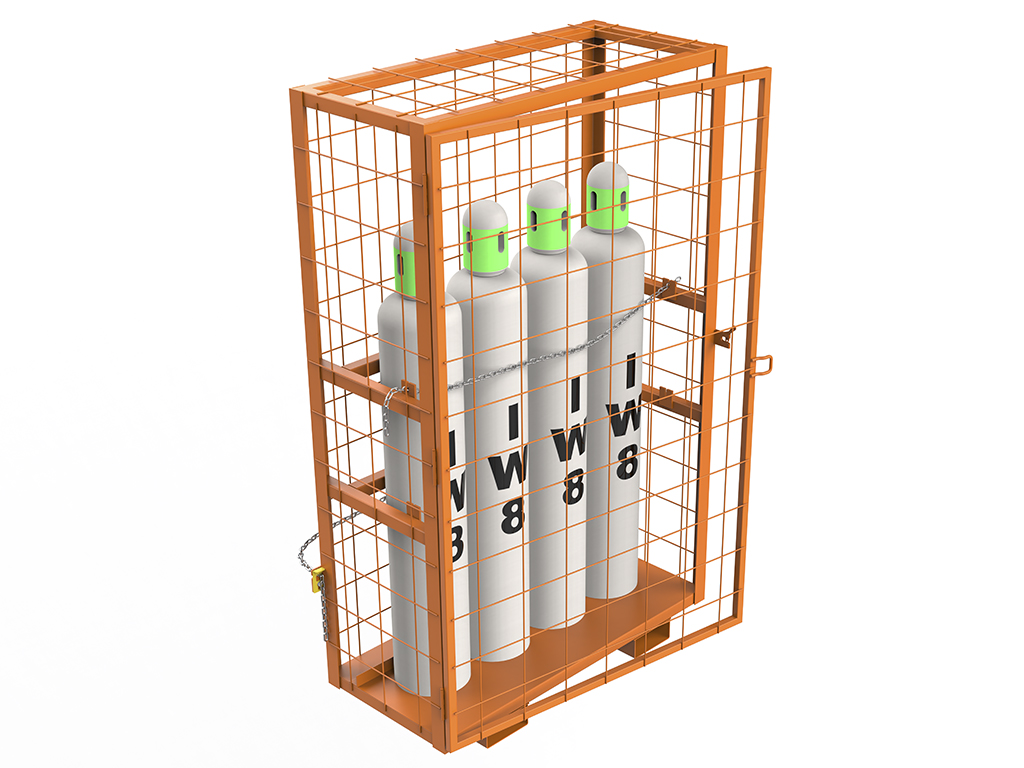 Skid para 4 Cilindros - Gaiolas